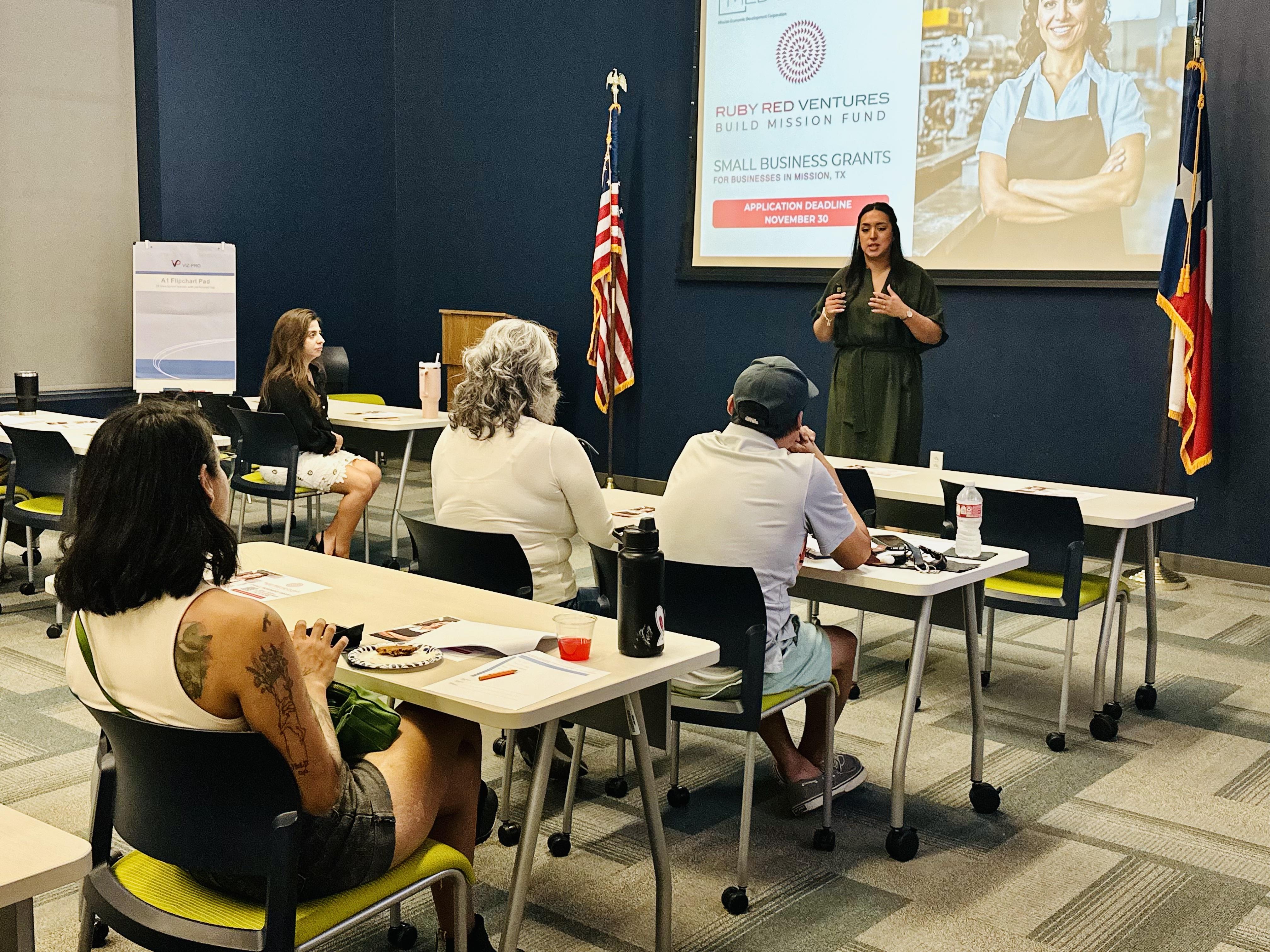 Entrepreneurs attend info sessions to apply for Mission EDC’s $200K ...